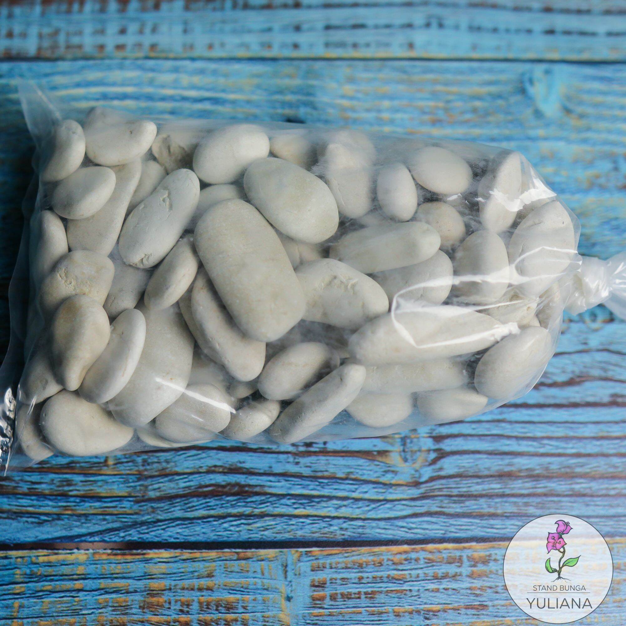 Batu koral putih | Batu WPK 1Kg | Batu alam putih | Batu Refleksi ...