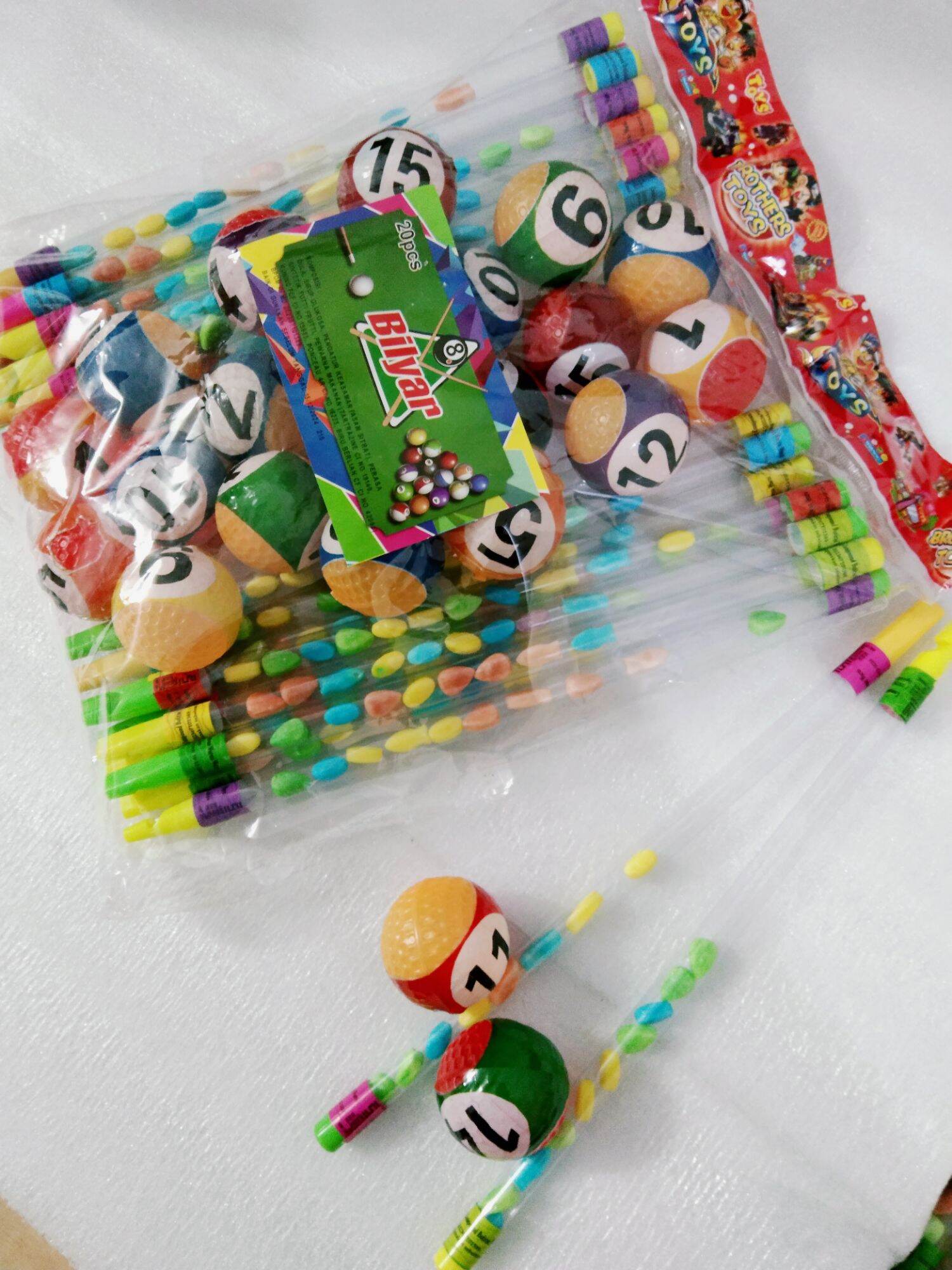 Permen keras Pluit bola bilyar rasa tutti frutti. 20pcs. | Lazada Indonesia