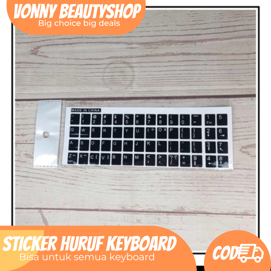 sticker penanda huruf keyboard laptop dan komputer | Lazada Indonesia