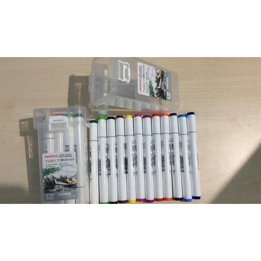 Spidol Debozz SP701 dua mata isi 12W | Lazada Indonesia