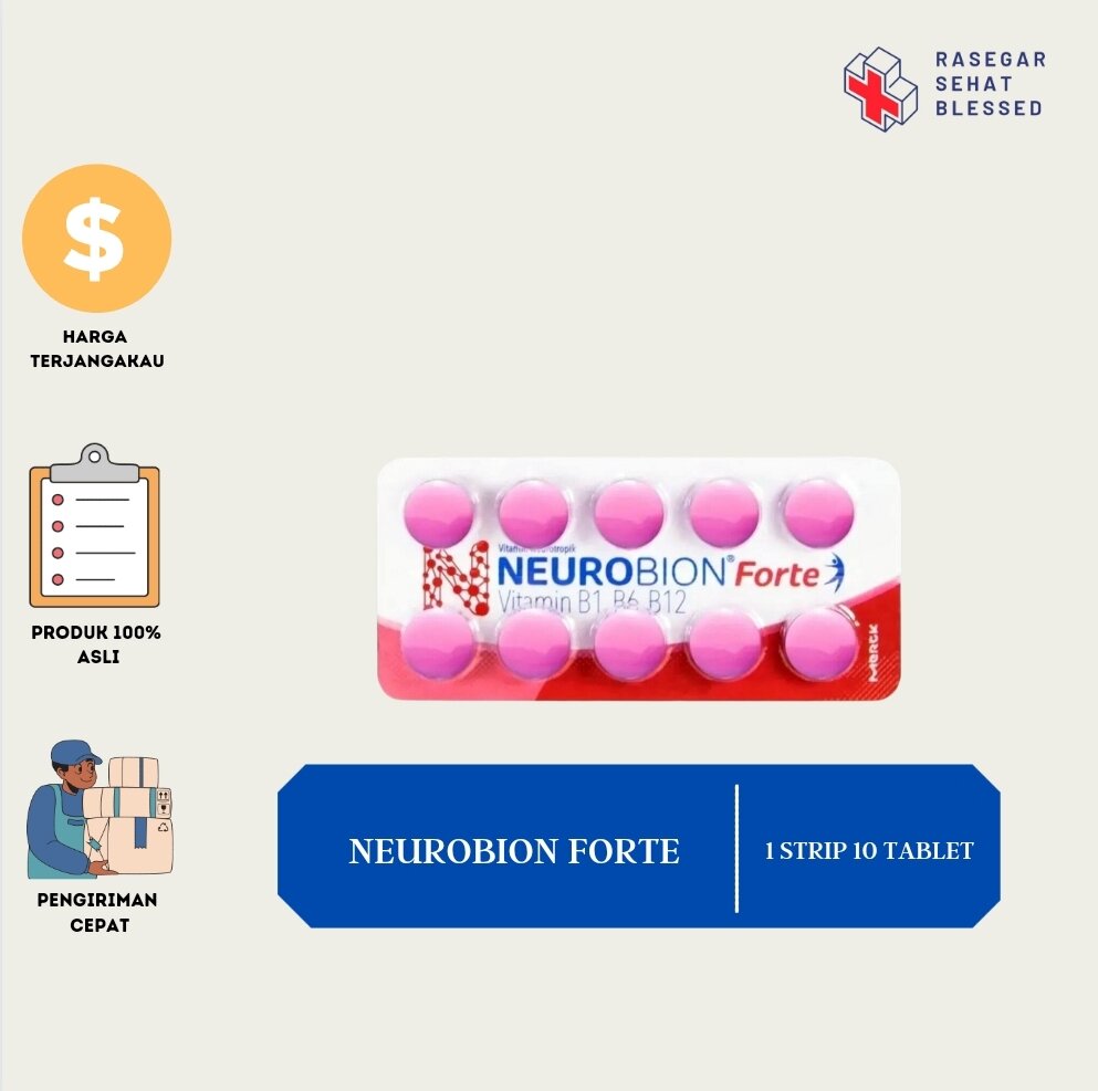 Neurobion Forte 1 Strip 10 Tablet | Lazada Indonesia