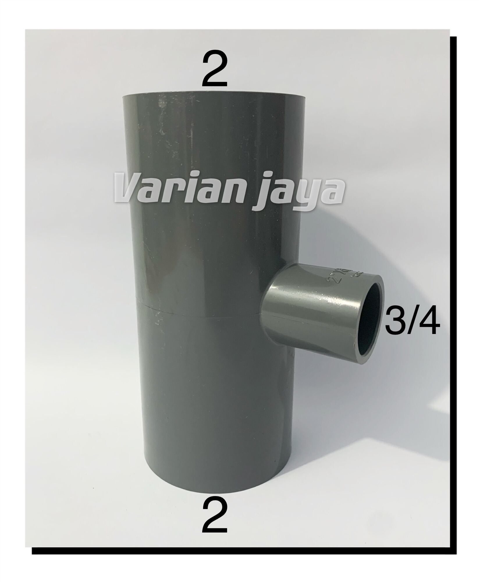 Tee 2 x 3/4 inch AW Sambungan Pipa Knie T 3/4 x 2 | Lazada Indonesia