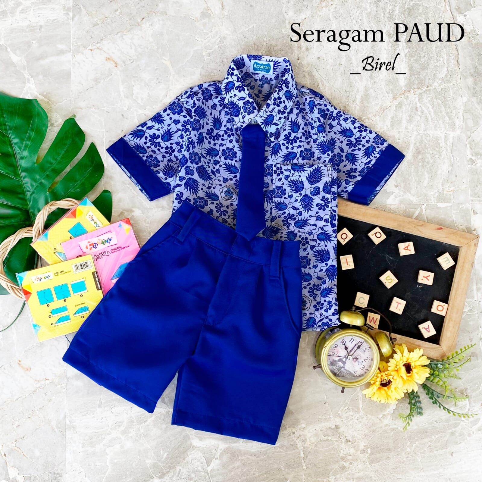 Seragam Paud Batik Muslim Seragam Sekolah Anak Paud Nasional | Lazada ...