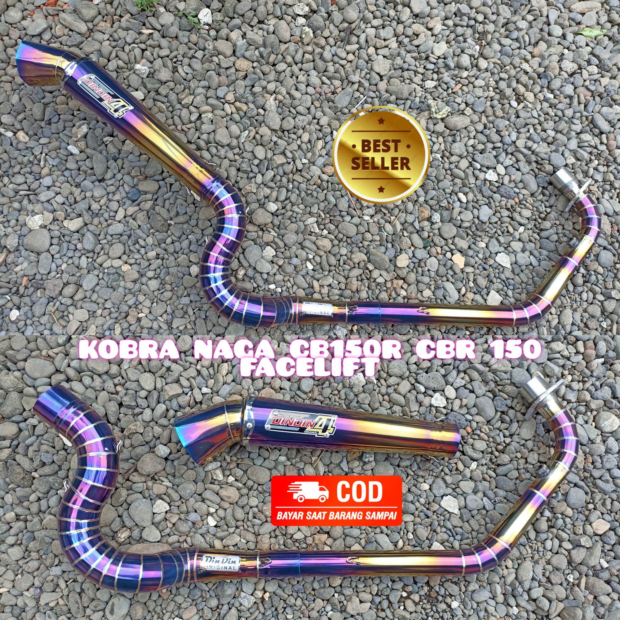 KNALPOT KOBRA NAGA CB150R CB 150 NEW CBR150R FACELIFT SLENSER DIAMOND ...