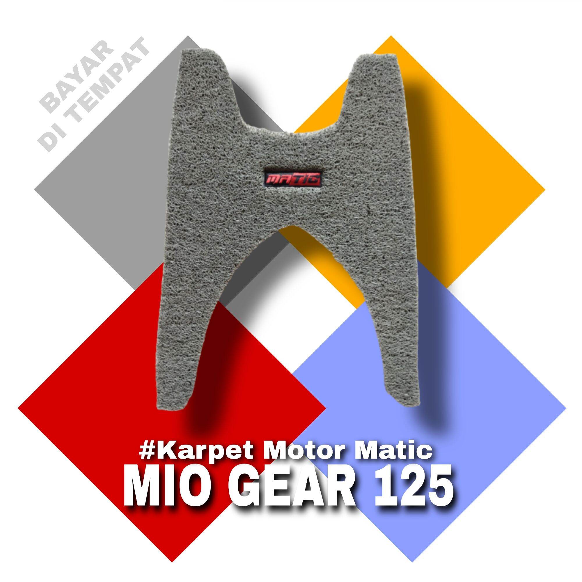karpet motor yamaha gear 125 cc tebal 15 mm bahan karpet bihun kualitas ...