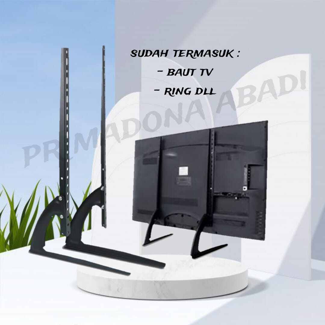 Standing kaki TV LCD LED universal cocok untuk semua ukuran dan merk TV ...
