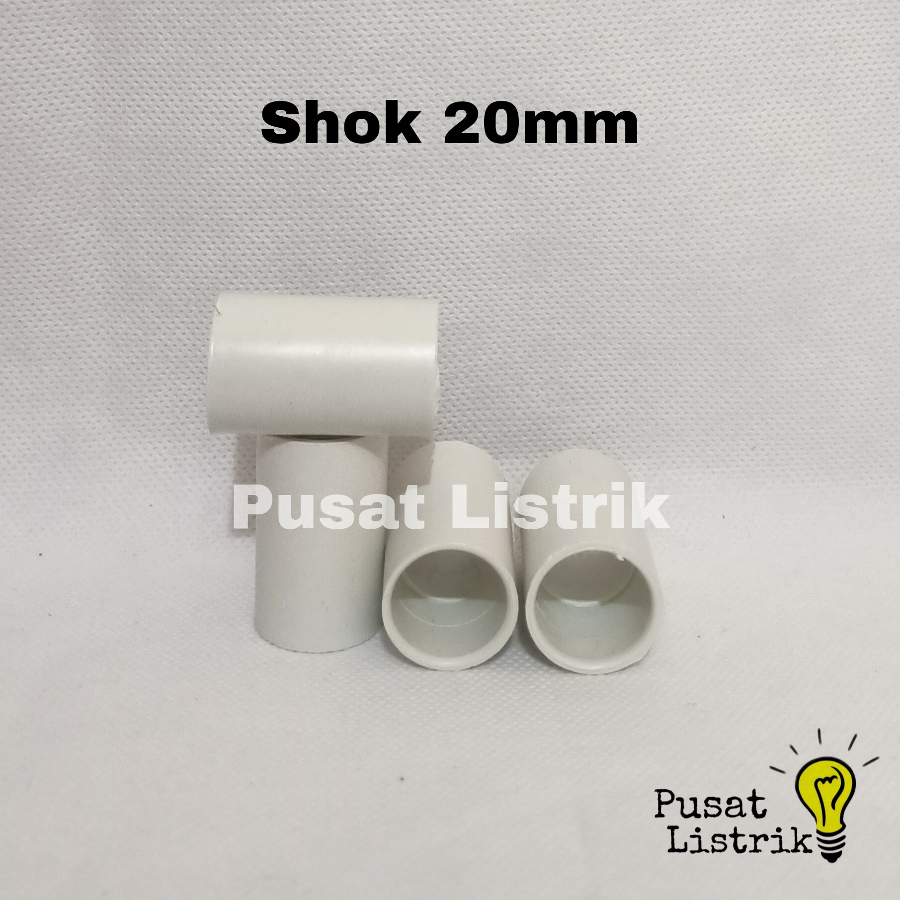 Shok Pipa Putih 20mm Sok Pipa Putih Polos Penyambung Pipa 20mm | Lazada ...