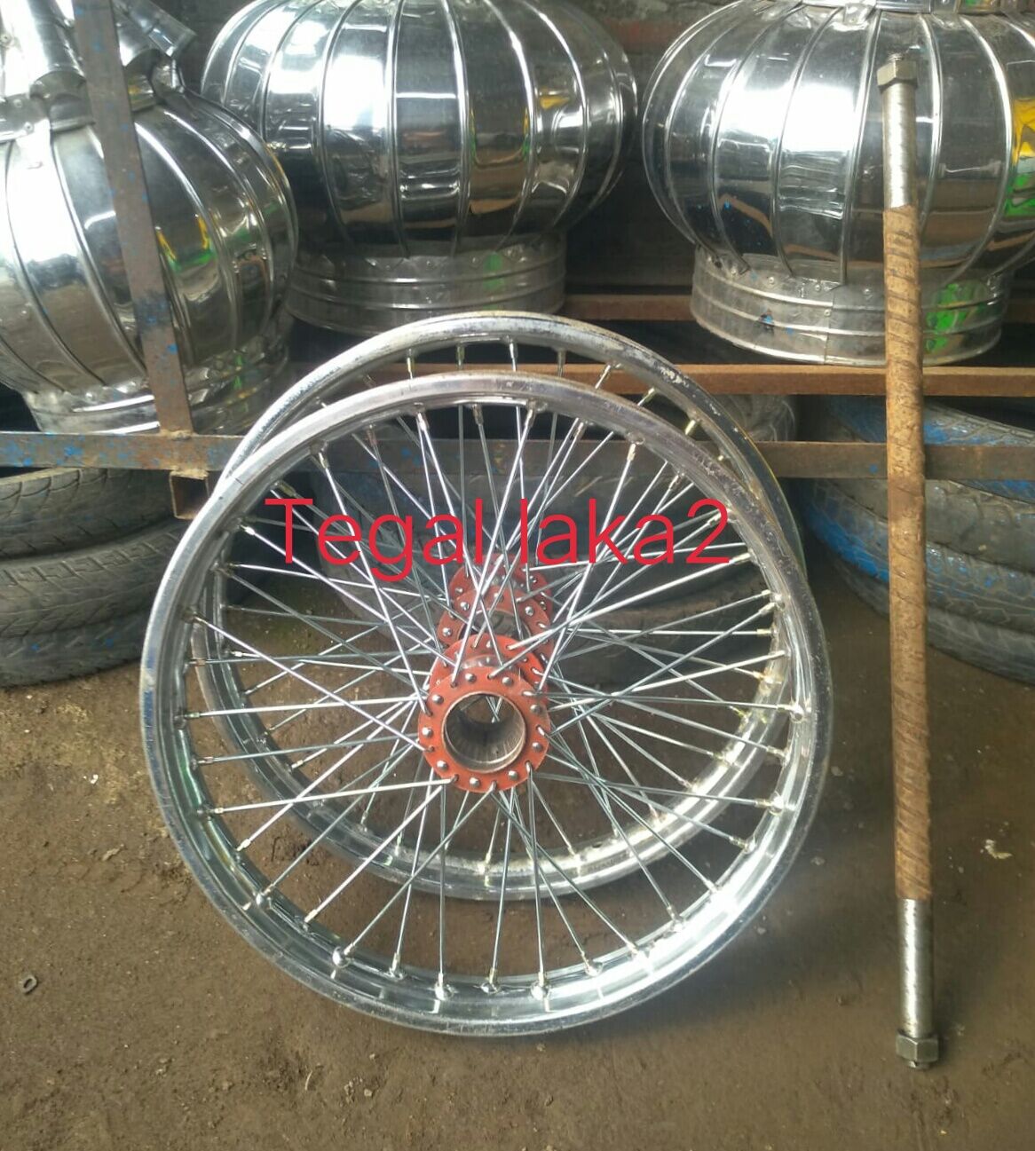 Velg Roda Ruji Motor Gerobak ukuran Ring 17/275 Tanpa Ban | Lazada ...