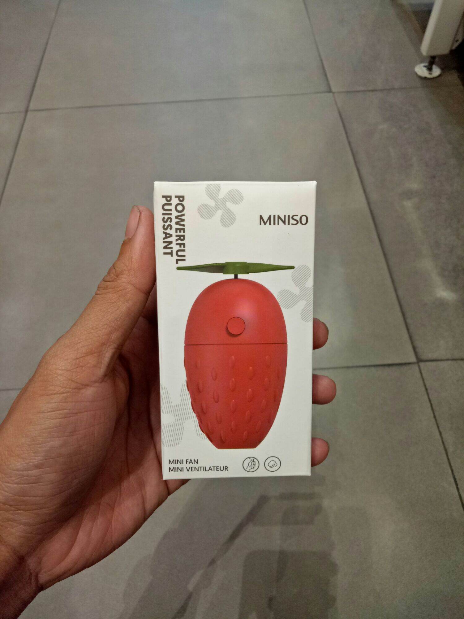 MINISO mini fan fruits series | Lazada Indonesia