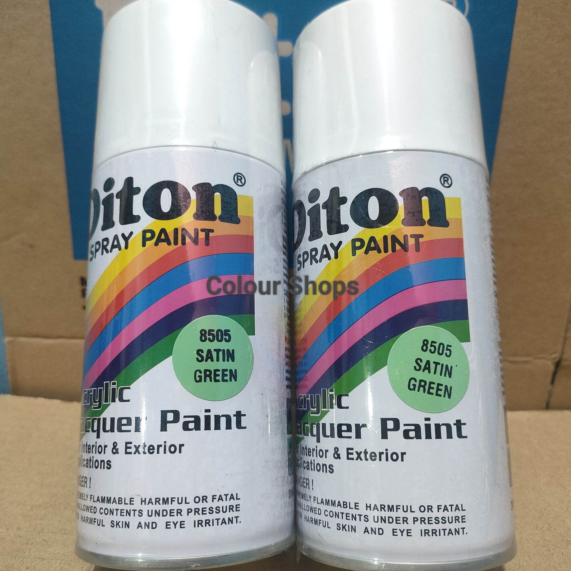 Pilok Pilox Cat Diton Satin Green 8505 Hijau Muda Glossy 300cc Cat ...