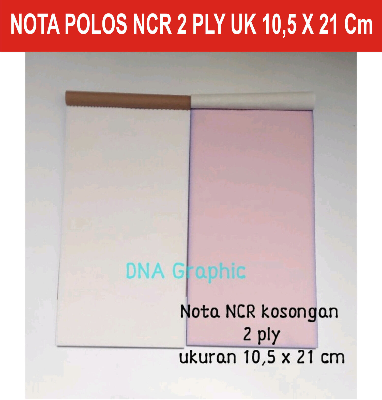 NOTA POLOS NCR RANGKAP 2 UKURAN 10,5 X 21 Cm | Lazada Indonesia