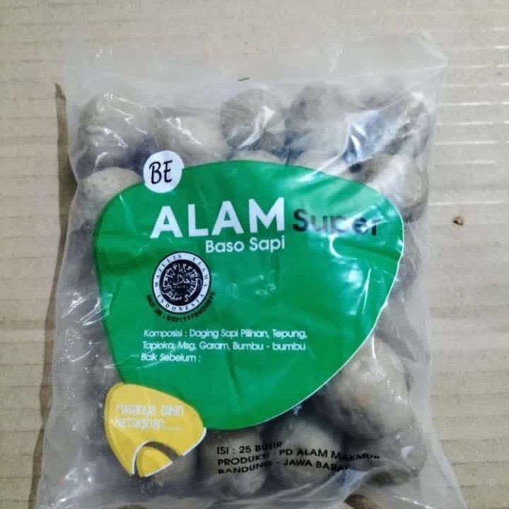 Baso Alam Super Sapi 1pcs atau bungkus isi 25butir enak | Lazada Indonesia