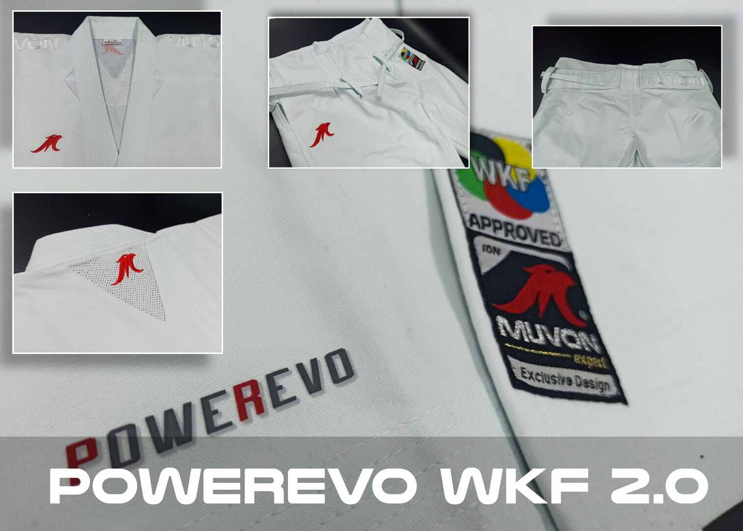 Seragam Karate Tegi KATA NEW MODEL Muvon POWEREVO WKF APPROVED | Lazada ...