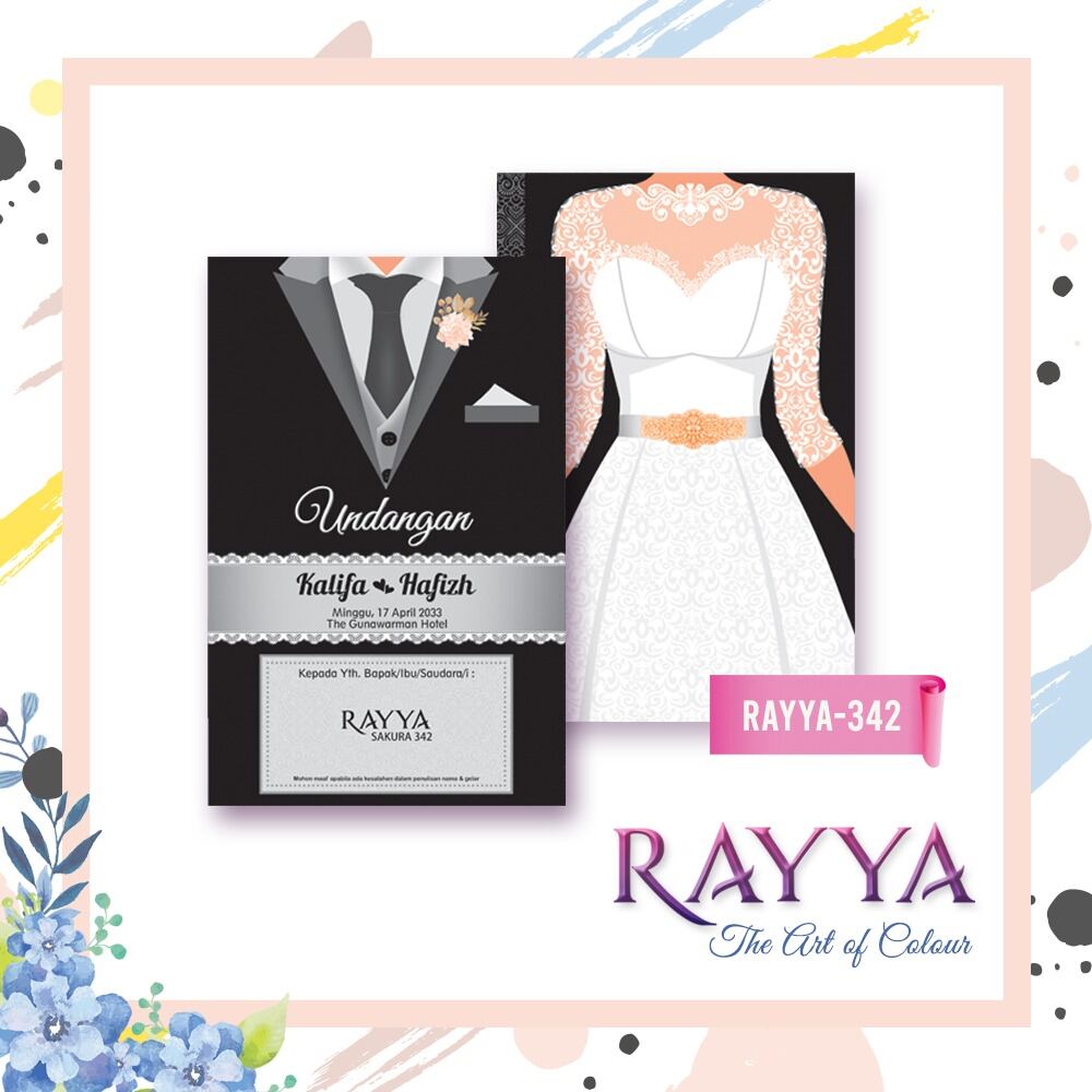 BLANGKO UNDANGAN RAYYA 342 | RAJA BLANGKO | Lazada Indonesia