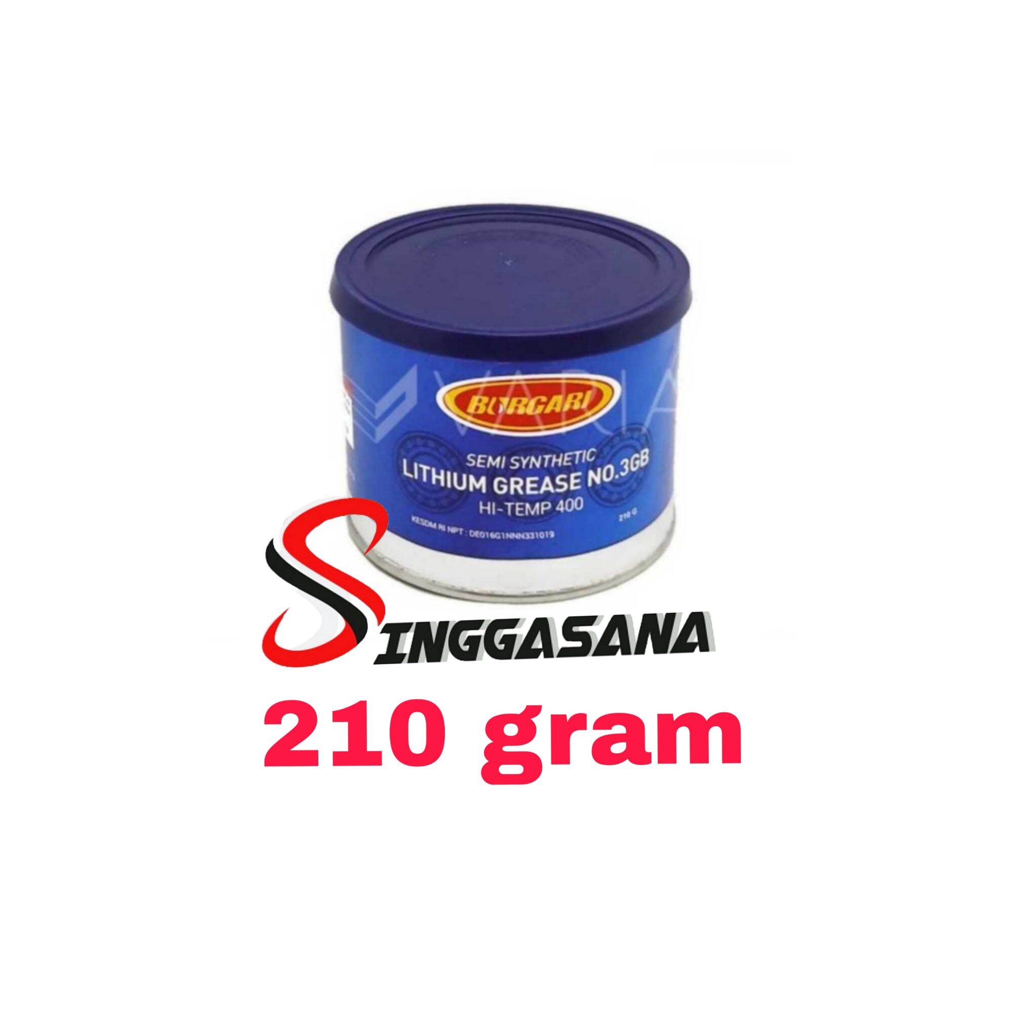 GEMUK BEARING BURGARI LITHIUM SEMI SYNTHETIC NO.3GB HI-TEMP/ 210 gram | Lazada Indonesia