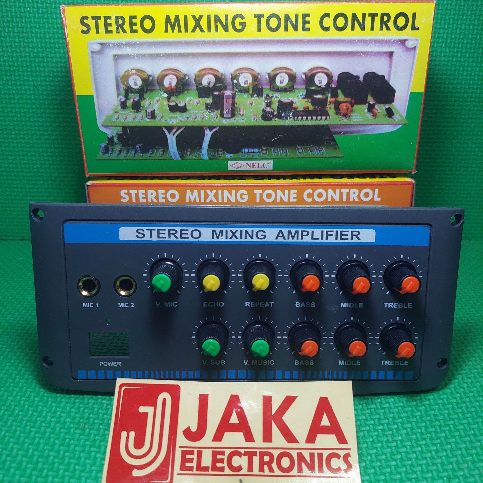 Kit Modul Tone Conntrol Speaker Aktif Stereo Mixing Karaoke Echo Mix NELC NX-02 | Lazada Indonesia