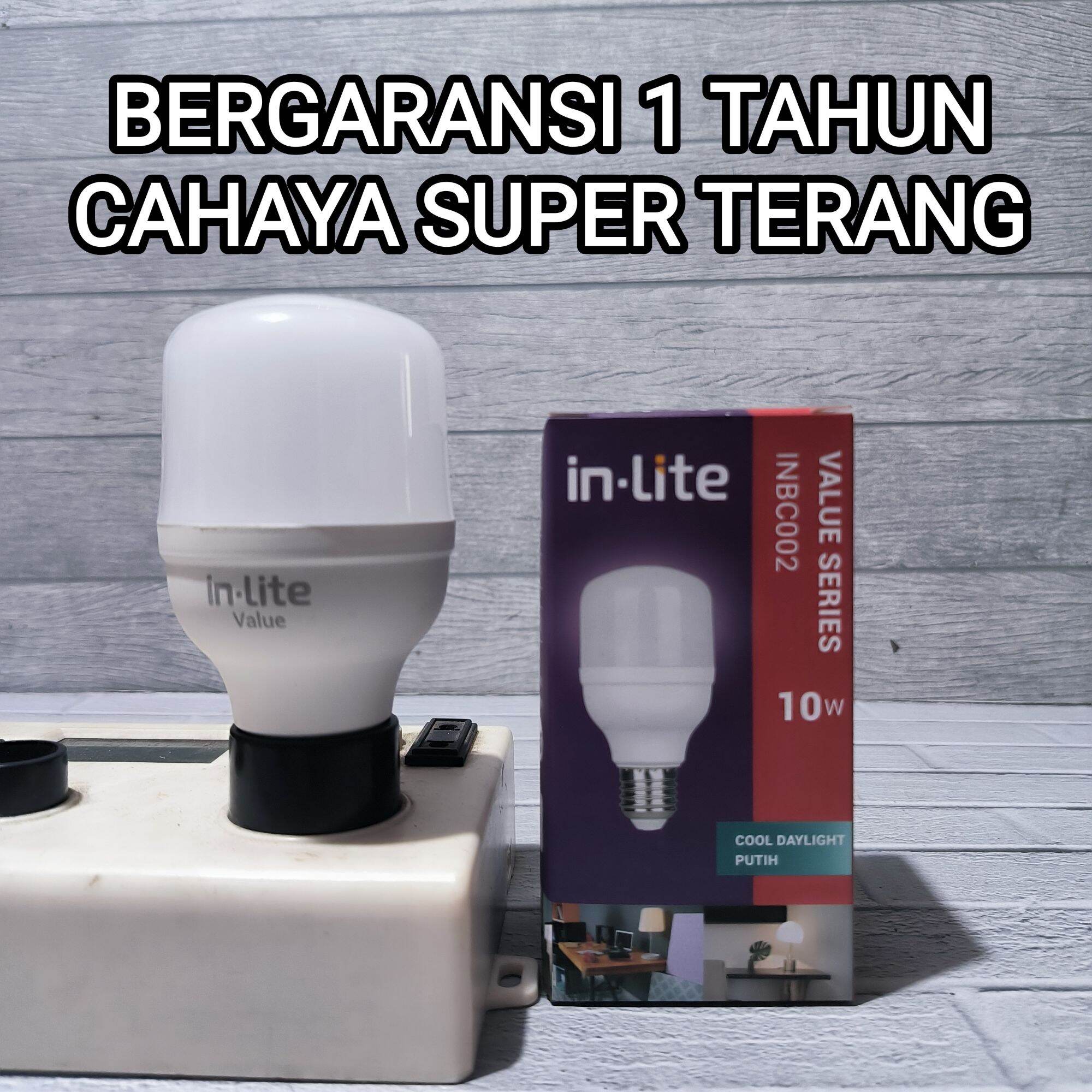 IN-LITE LAMPU LED CAPSULE VALUE 10W 10 WATT INBC002 CAHAYA PUTIH 6500K ...