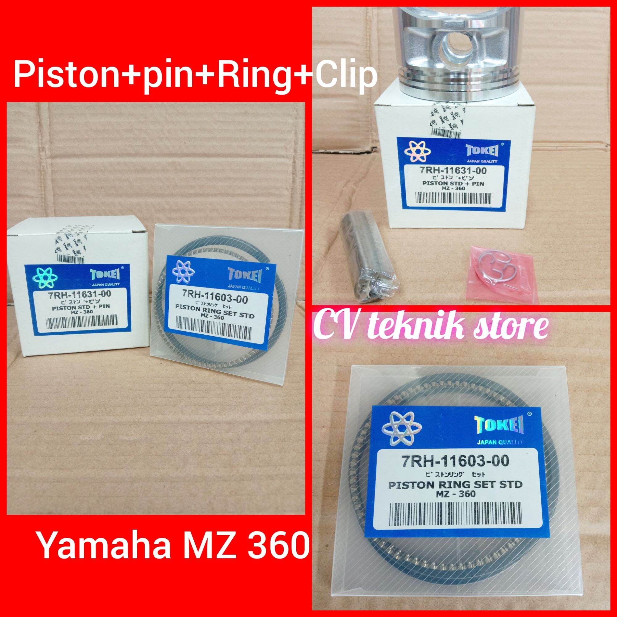 Piston with Ring Yamaha MZ 360 taiwan | Lazada Indonesia