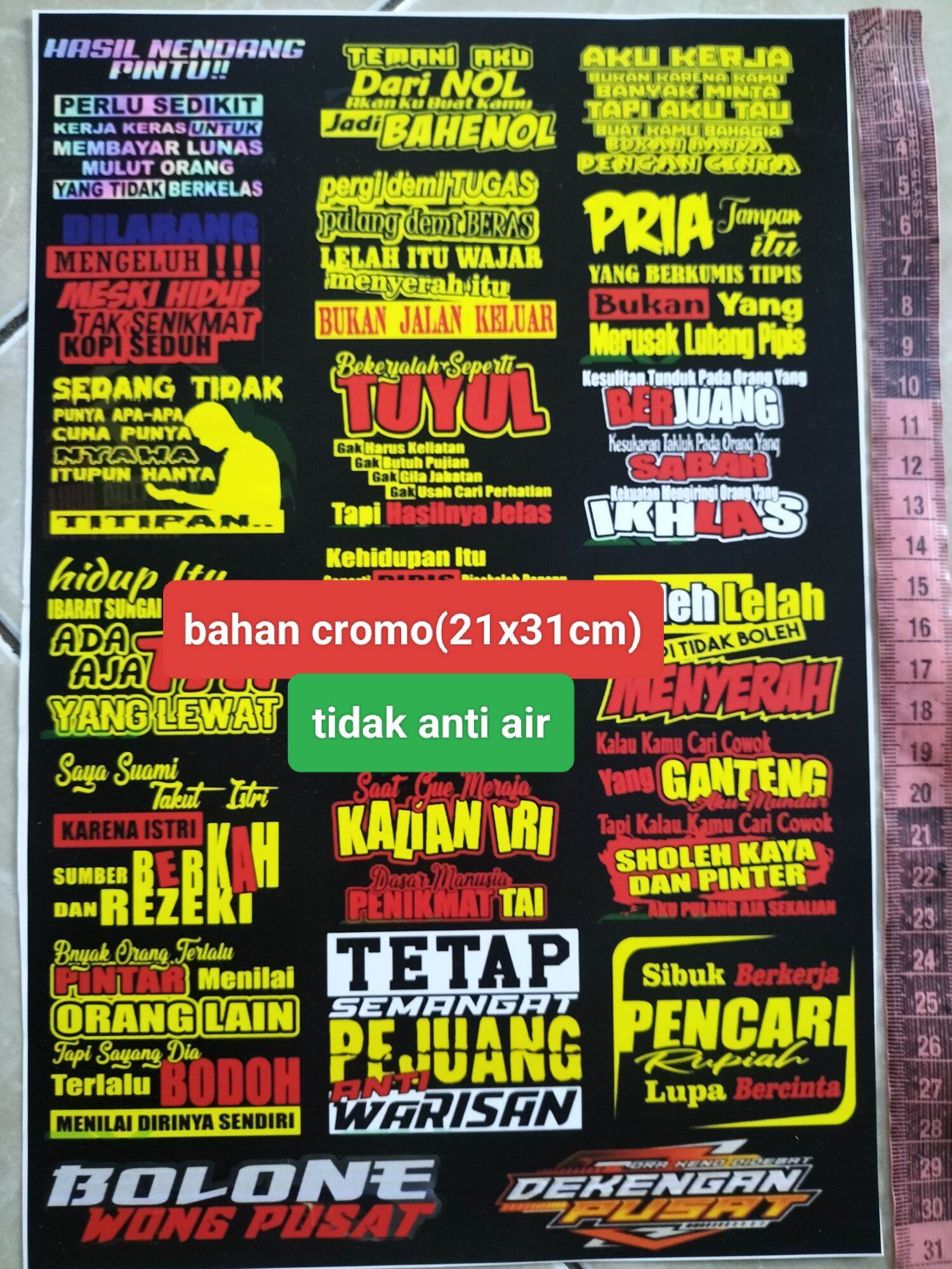 STIKER KATA KATA | STIKER KATA KATA VIRAL | STIKER PACK | STIKER 1 ...