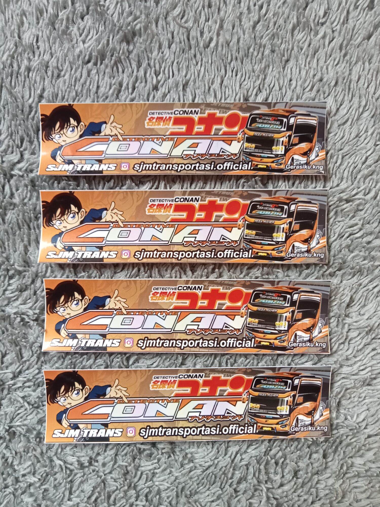 STIKER BUS TELOLET CONAN PER 1PCS | Lazada Indonesia