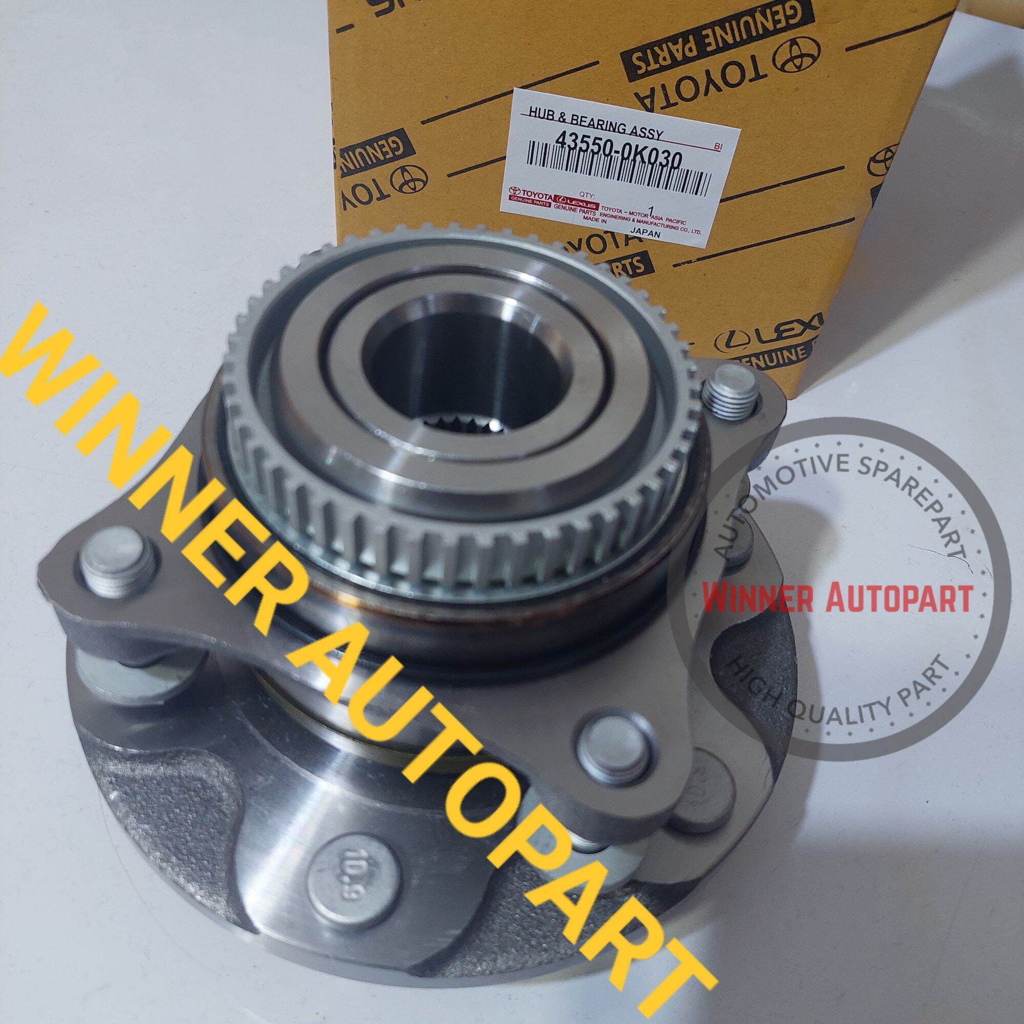NAP RODA DEPAN BEARING RODA DEPAN TOYOTA HILUX REVO HILUX VIGO KOMPLIT ...