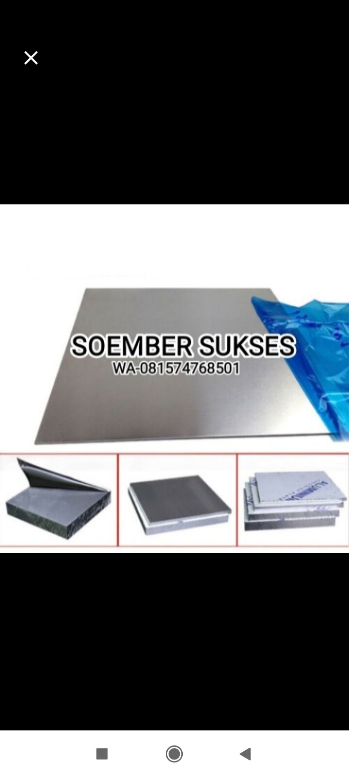 plat alumunium 3mm x 50cm x 50cm | Lazada Indonesia