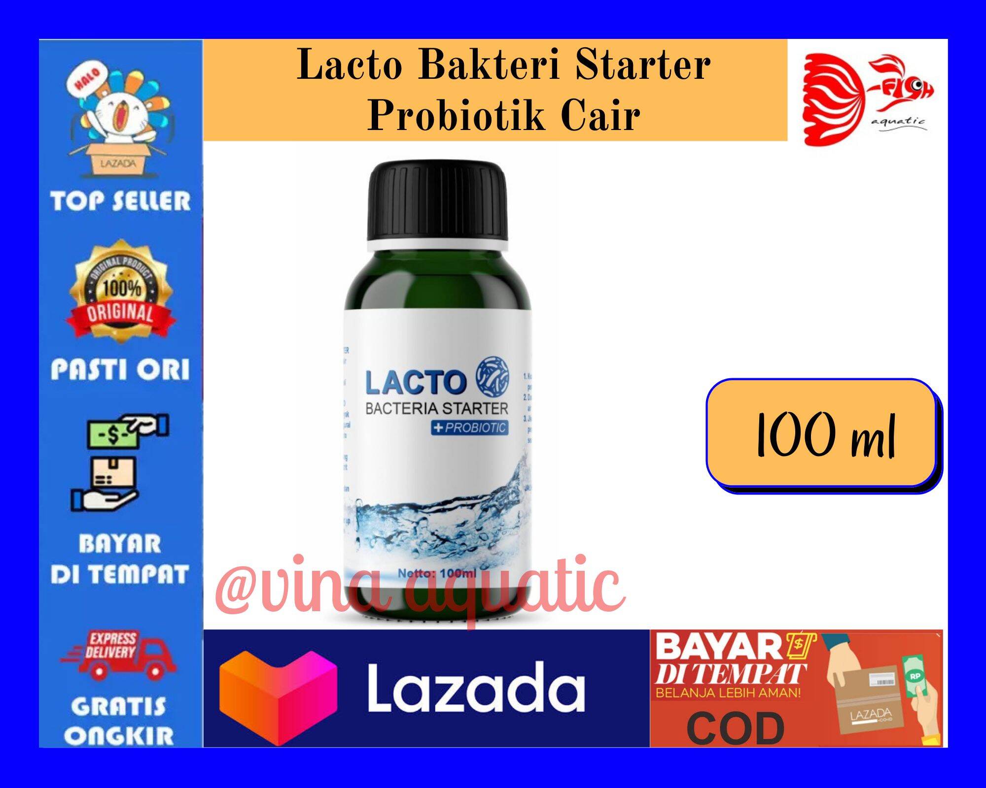 LACTO BAKTERI STARTER PROBIOTIK CAIR 100 ML | Lazada Indonesia