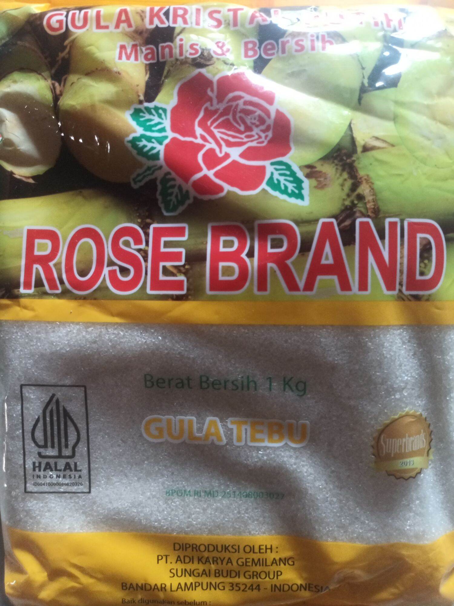 Gula Pasir Rose Brand Kuning 1 kg | Lazada Indonesia