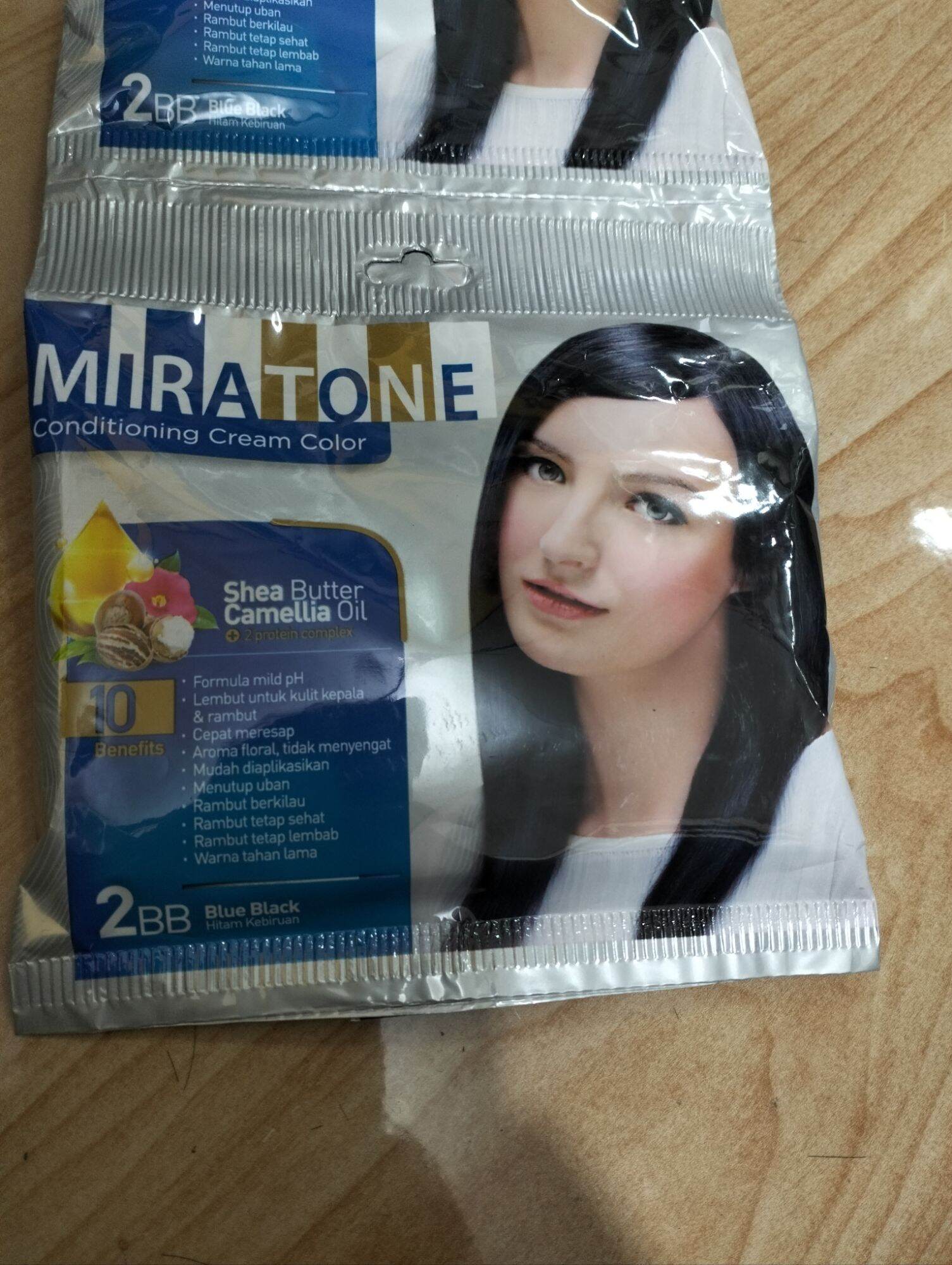miratone cat rambut blue black 2bb | Lazada Indonesia