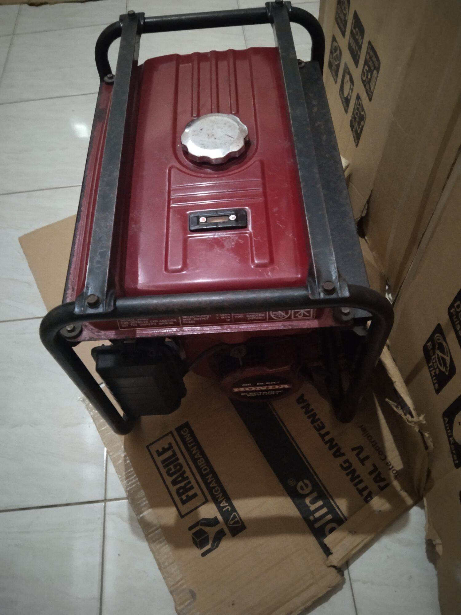 MESIN GENSET GENERATOR HONDA SH 2900 DX ELEMAX 2.4 KVA 2900WATT MADE IN ...