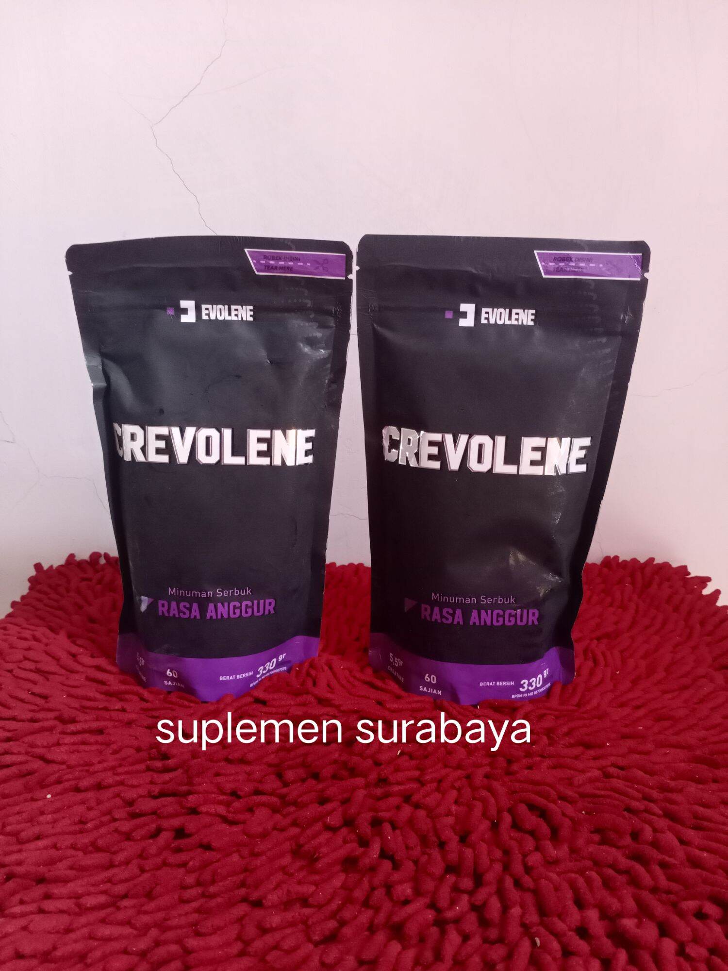 Evolene Crevolene Creatine 330 Gram BPOM Halal Harga Grosir | Lazada ...