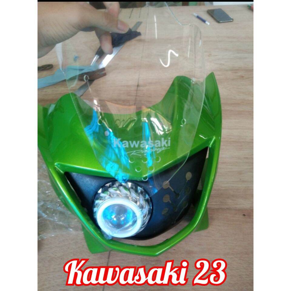 Barong lampu depan ninja R set plus projie dan visor | Lazada Indonesia