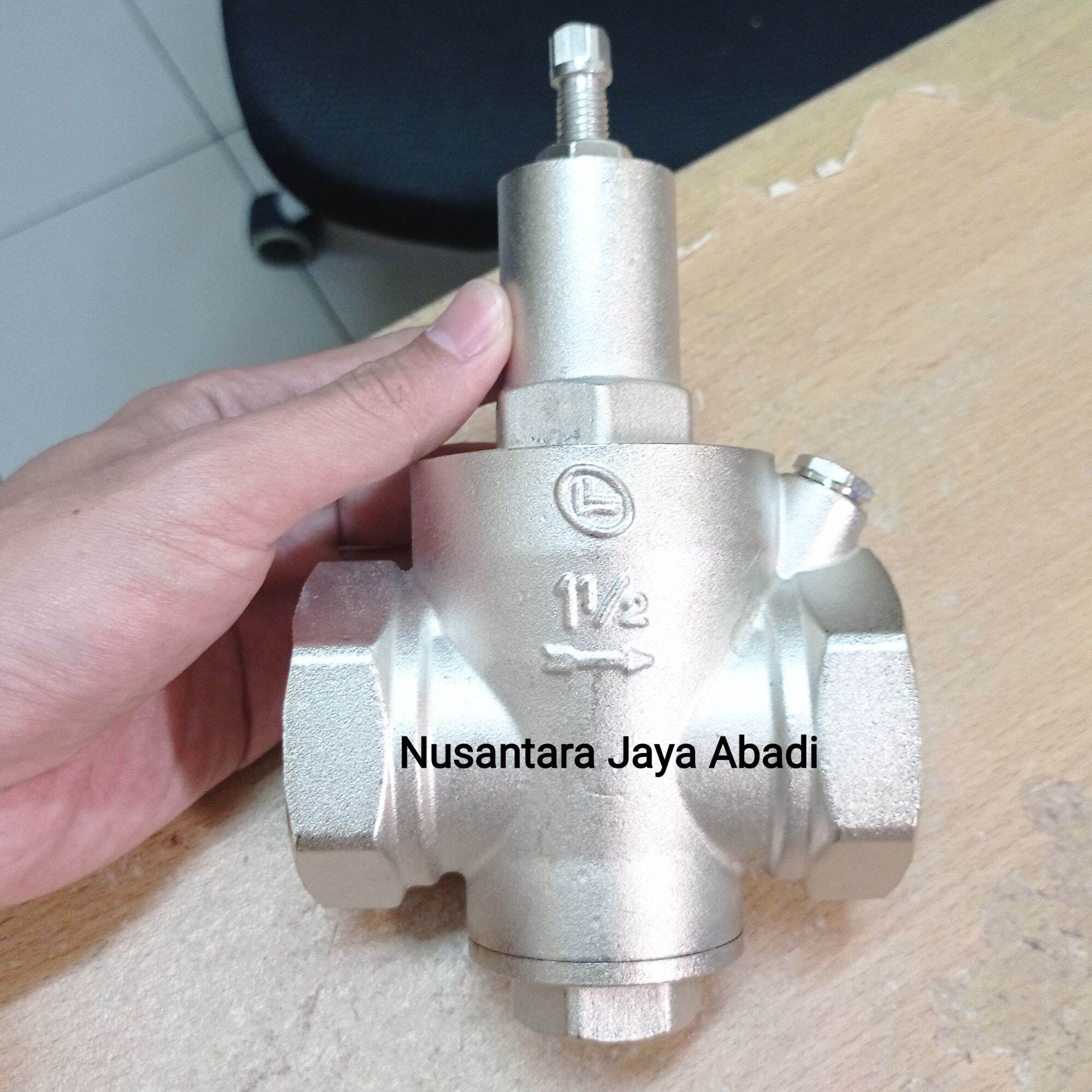 Pressure Reducing Valve PRV Kuningan Croom Drat 1 1/2 " inchi DN 40 16 ...
