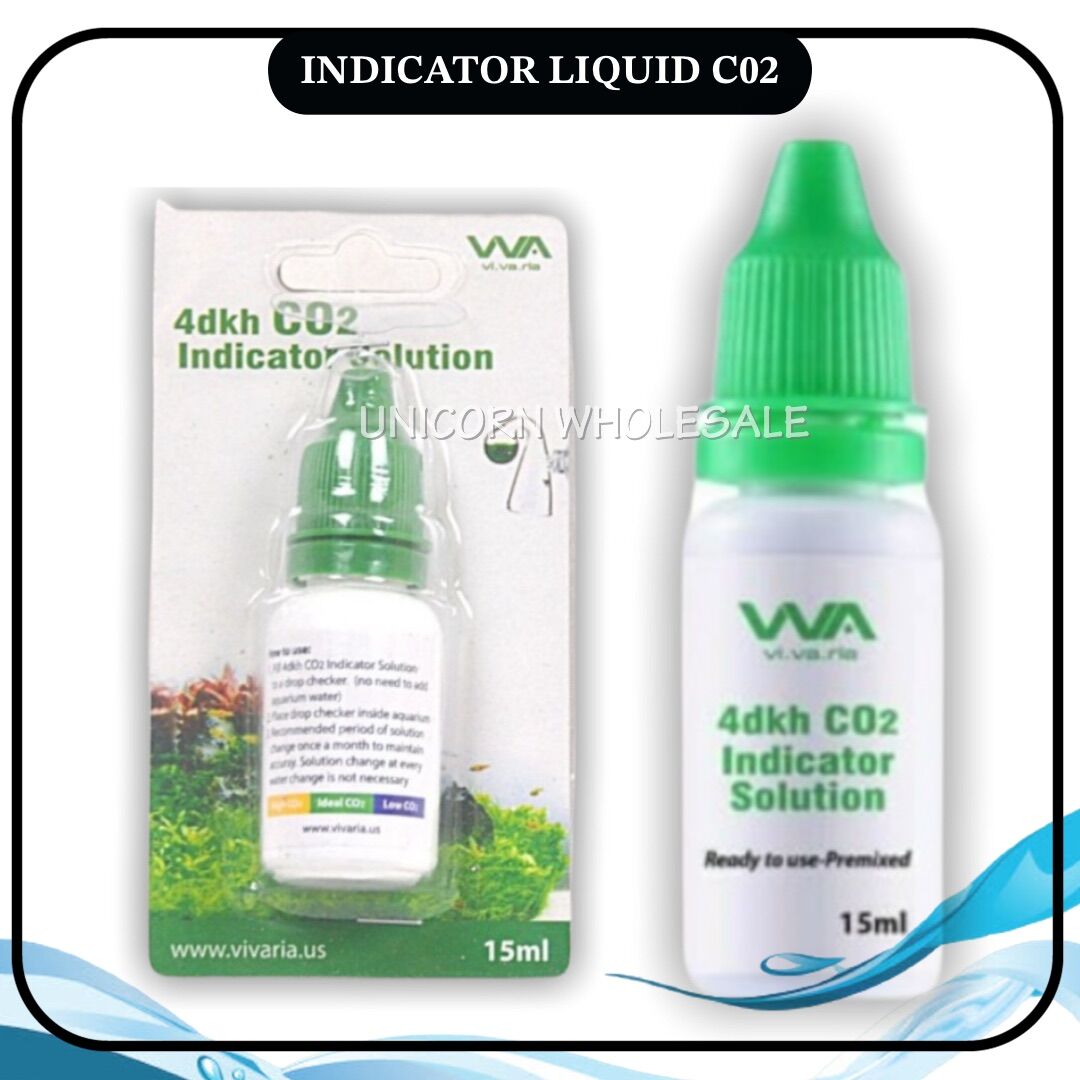VIVARIA CO2 INDICATOR SOLUTION CAIRAN AQUASCAPE 15ML | Lazada Indonesia