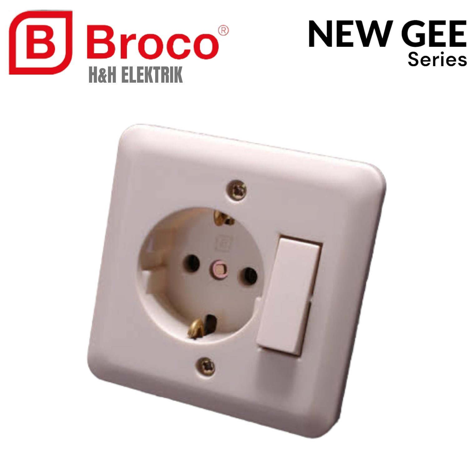 Broco Stop Kontak Arde + Saklar Engkel IB Broco Engkel Stop 525161 ...
