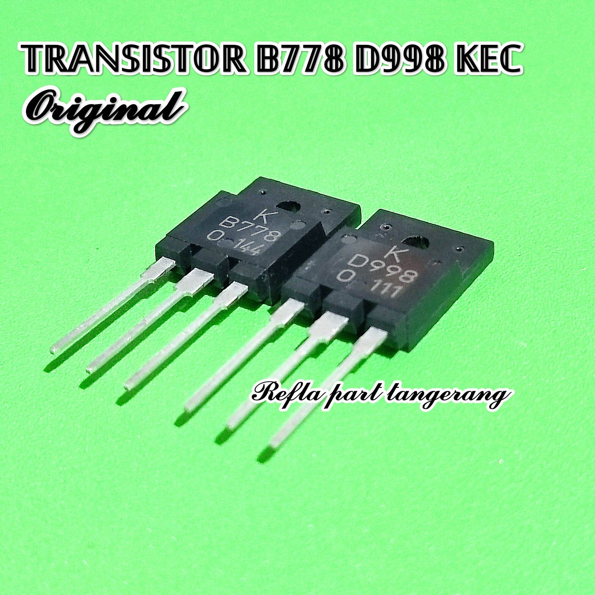 1 SET TRANSISTOR 2SB778 B778 / 2SD998 D998 KEC ASLI | Lazada Indonesia