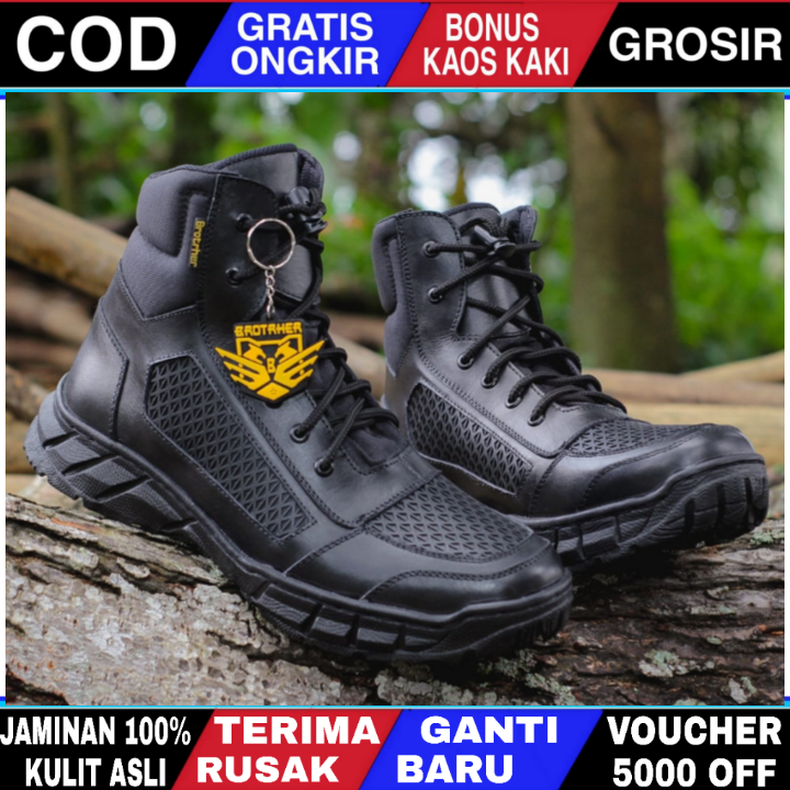 SEPATU PDL PENDEK LANTAS TAWON TALI BIASA BROTRHER | Lazada Indonesia