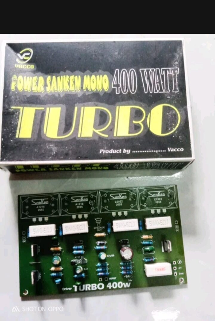 Kit Driver Turbo Power Amplifier Mono 400W Safari Mono VACCO | Lazada ...