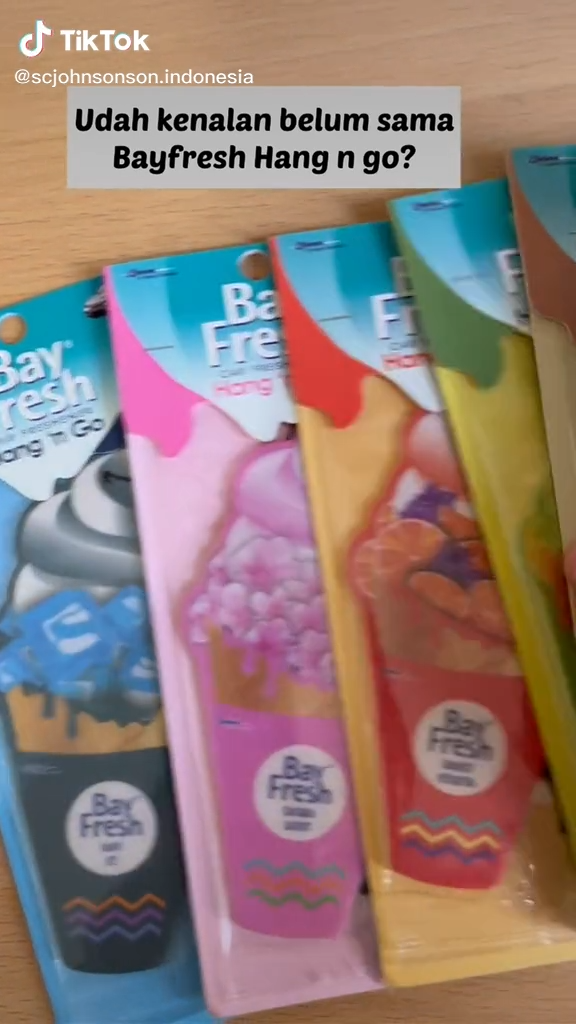 BAYFRESH HANG N GO AIR FRESHNER CAR PARFUME PARFUM MOBIL MODEL GANTUNG ...