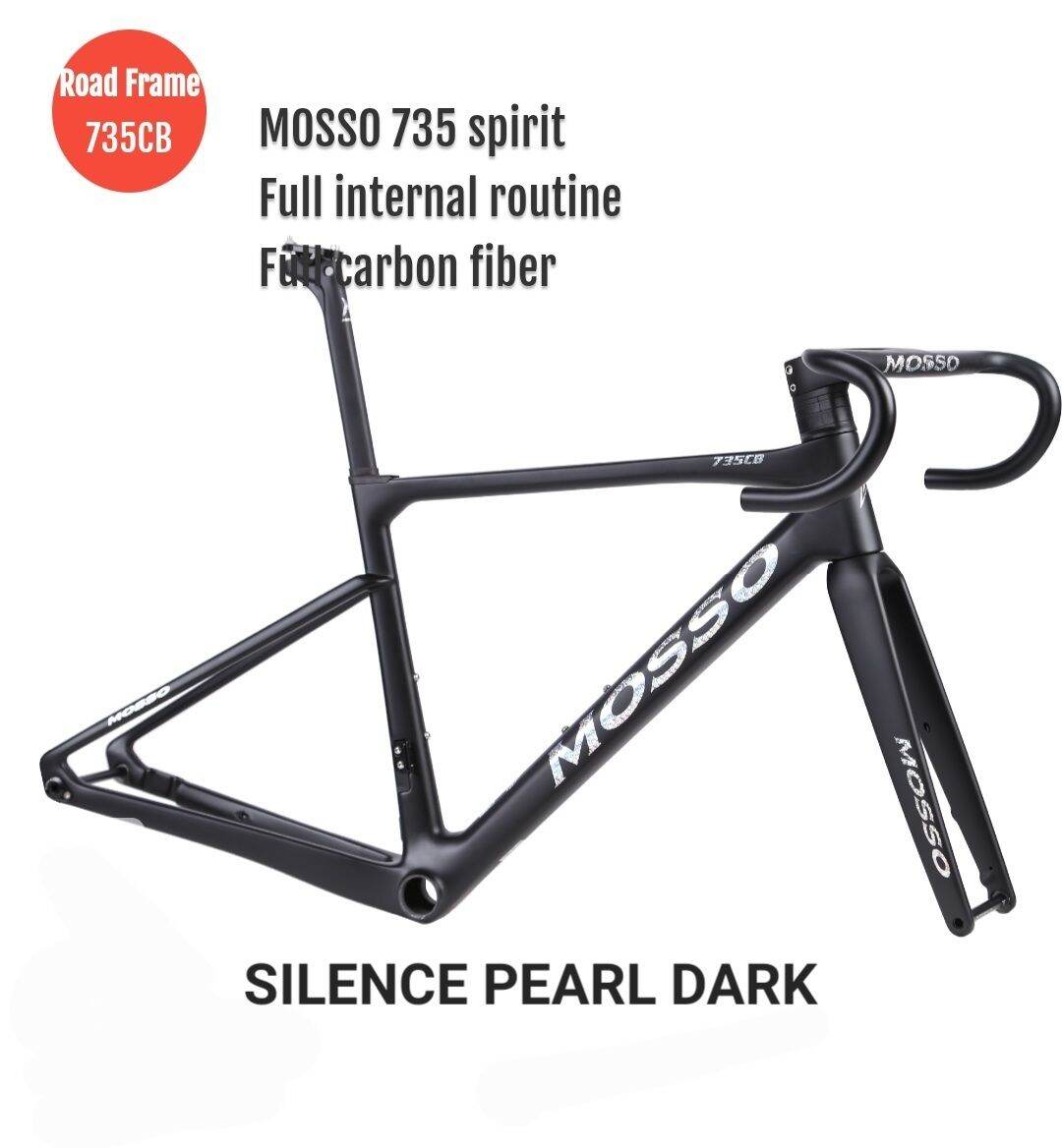 FRAME ROADBIKE MOSSO 735CB BALAP ROAD BIKE 735 CB KARBON MOSO | Lazada ...