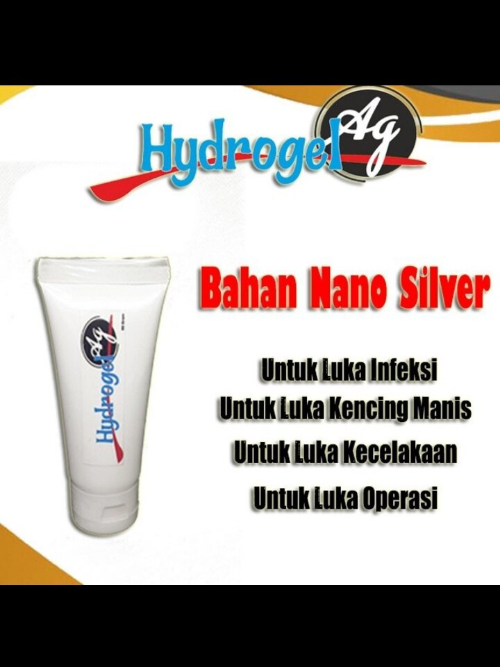 hydrogel ag silver 50 gr salep luka ampuh, salep luka infeksi pada ...