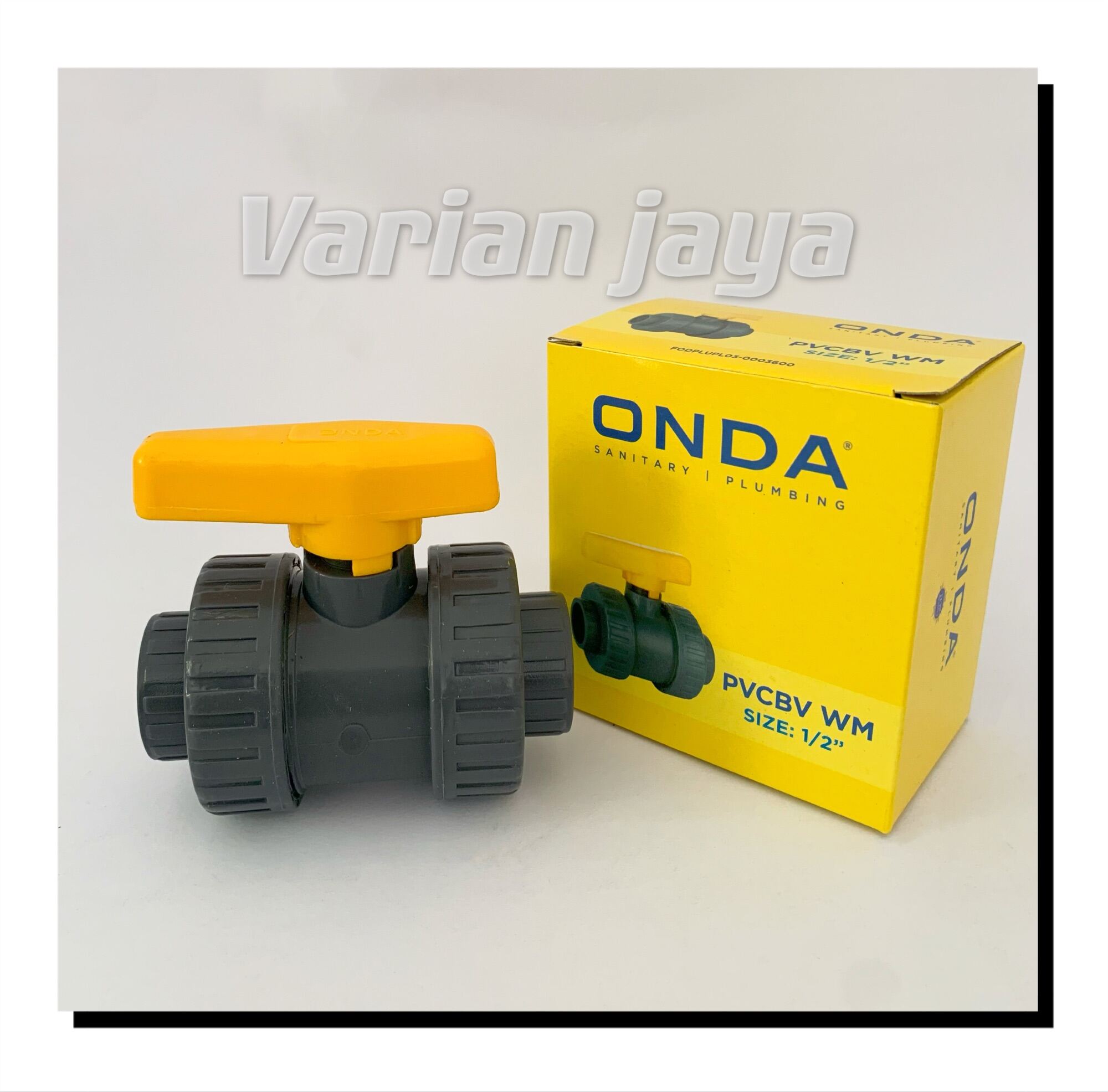 Ball Valve Water Mur ONDA Stop Kran PVC 1/2 inch TRUE UNION Stopkran | Lazada Indonesia