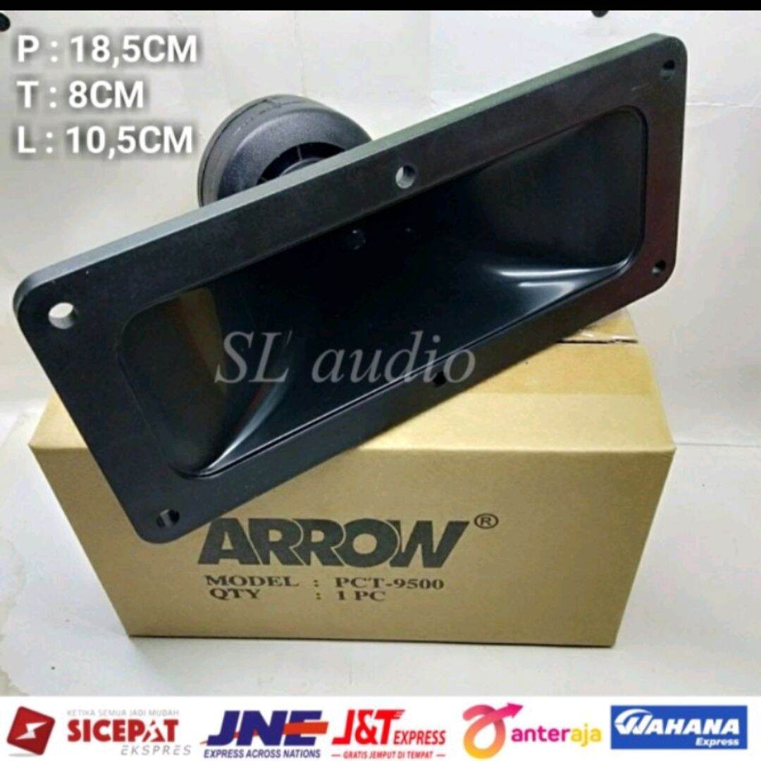 Tweeter Corong Horn Piezo ARROW PCT-9500 / Cobra cb306 Tweeter tuiter ...