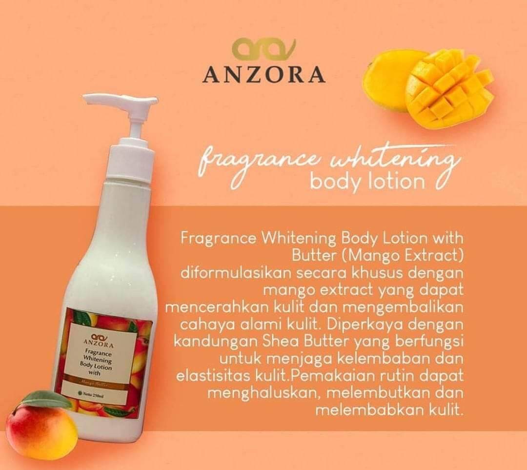 Anzora Body Lotion Infuse whitening with spf 15 Isi 250 ML | Lazada ...
