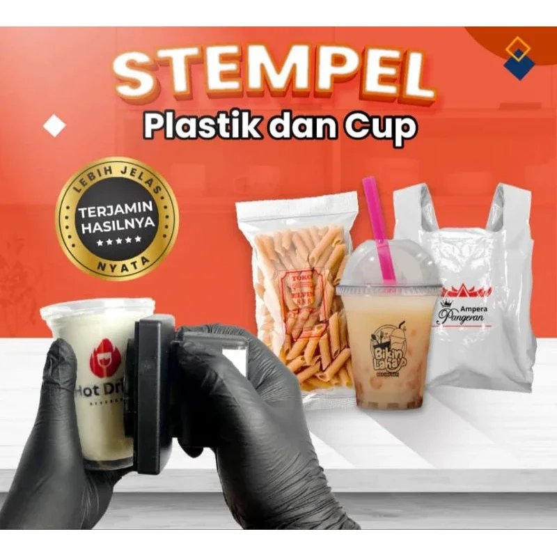 stempel plastik serbaguna otomatis /stempel sterofoom /stempel ...