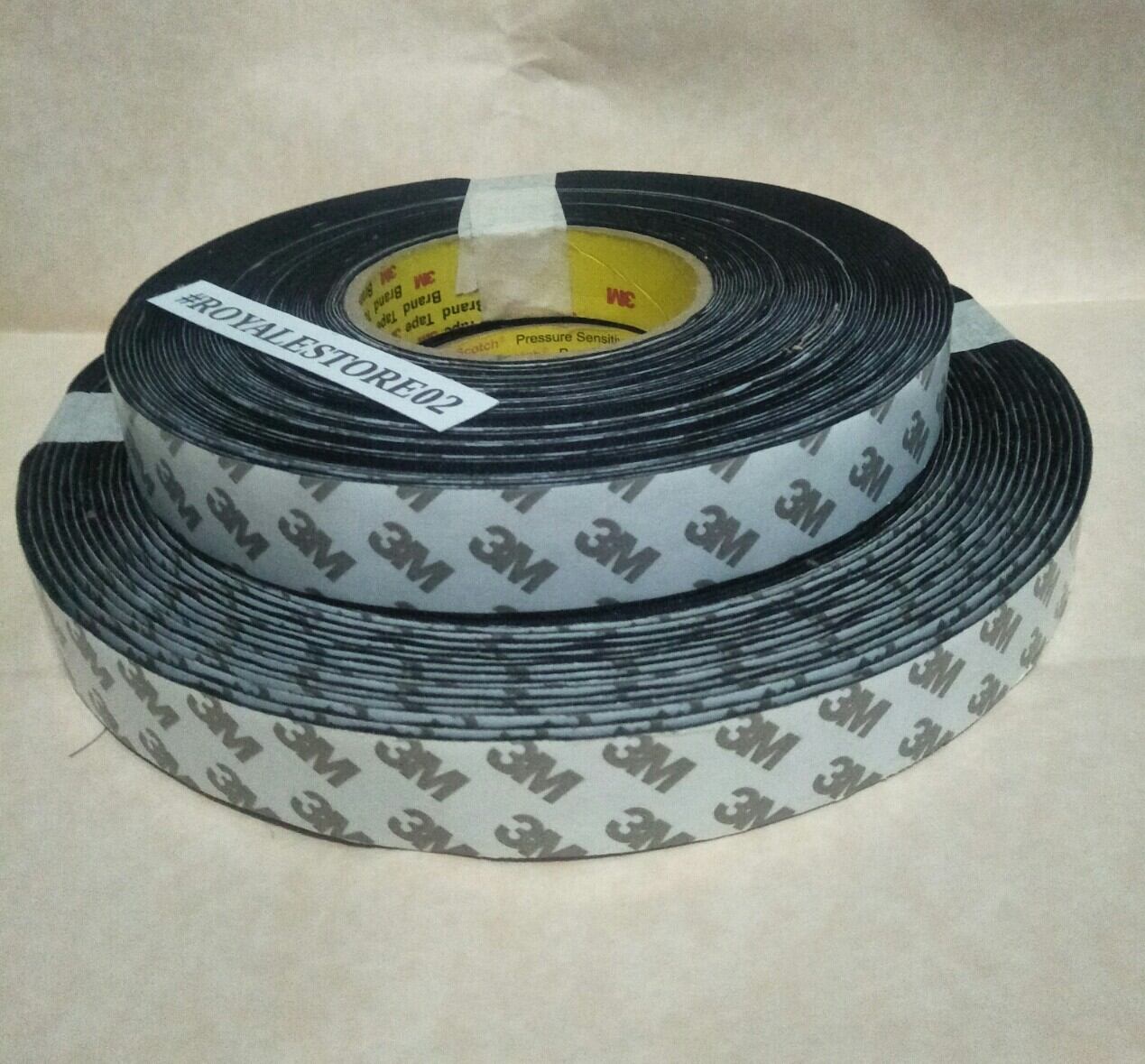 3m velcro prepetan perekat kain 2.5cm x 10cm warna hitam | Lazada Indonesia