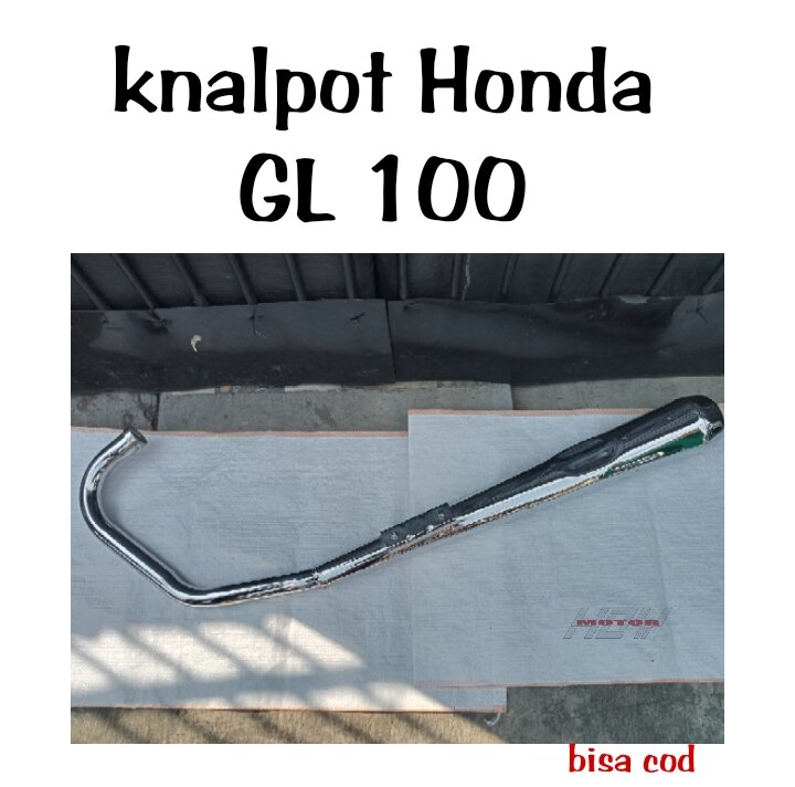 knalpot kenalpot honda GL 100 merek merk putra dunia | Lazada Indonesia