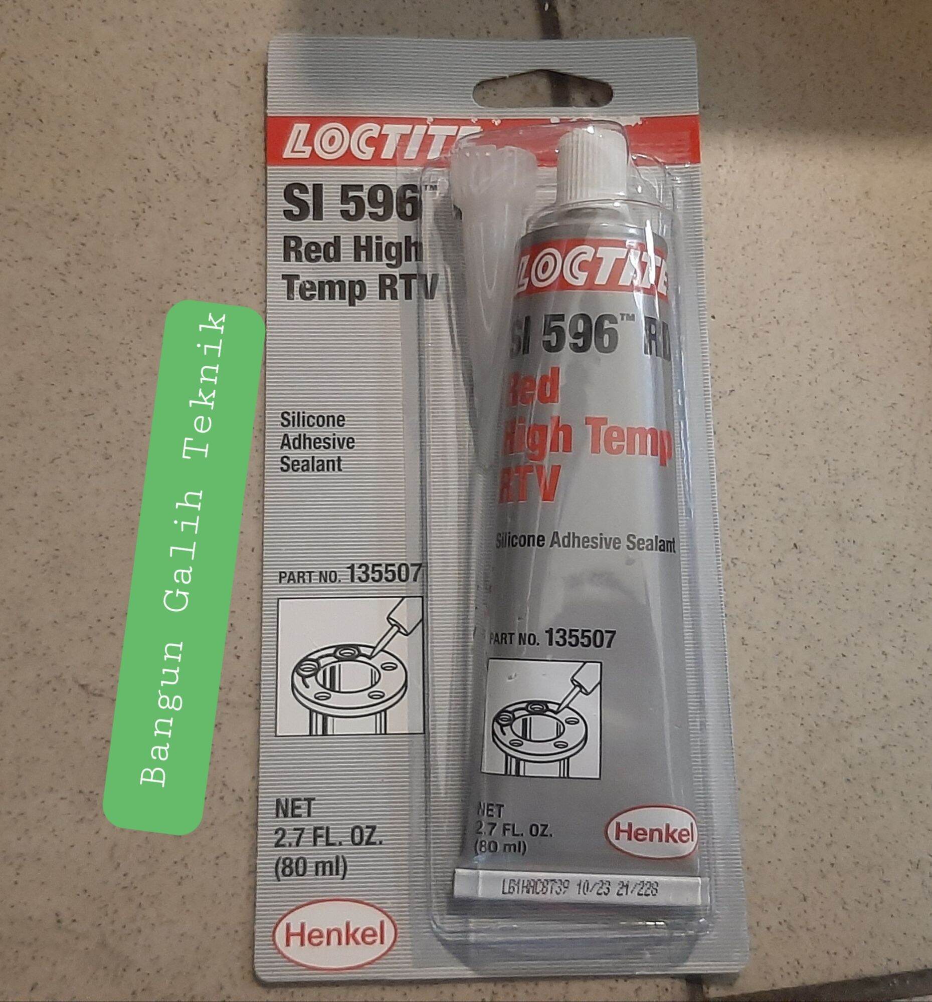 Loctite SI 596 Red High Temp Rtv Silicone Adhesive Sealant | Lazada ...