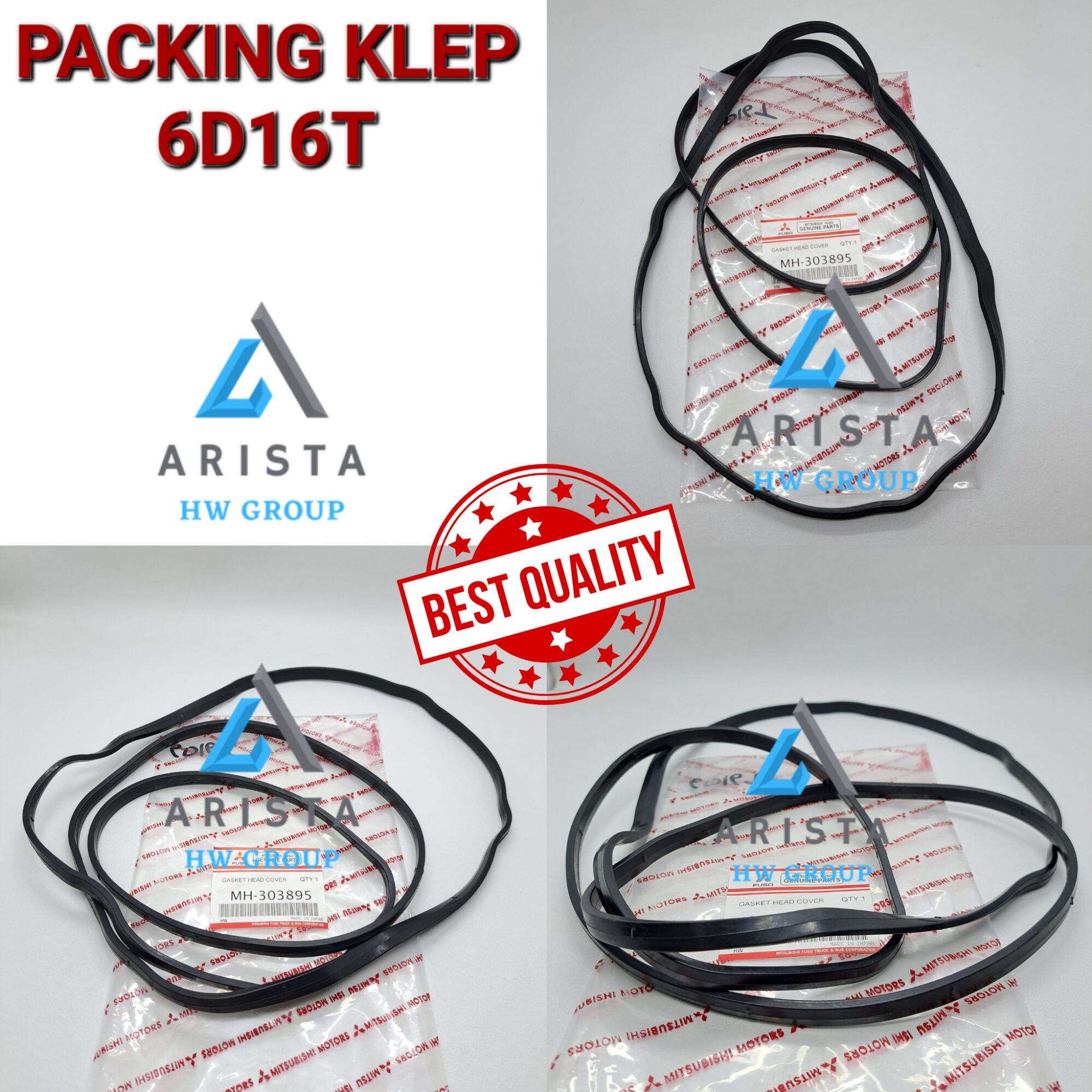 PACKING KLEP KARET TUTUP KLEP MITSUBISHI FUSO 6D16T GANZO | Lazada ...