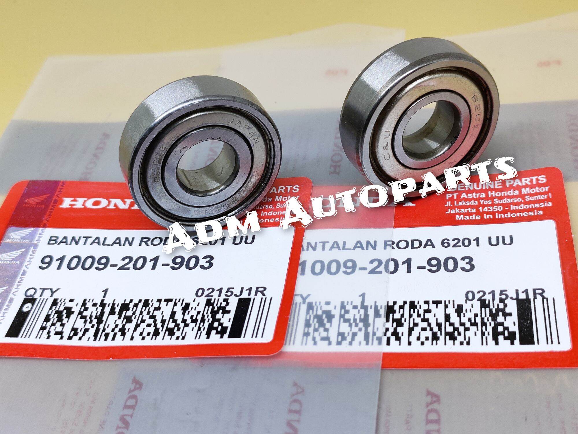 Bearing Roda depan 6201ZZ 2PC original Vario 150 New Vario 125 New ...